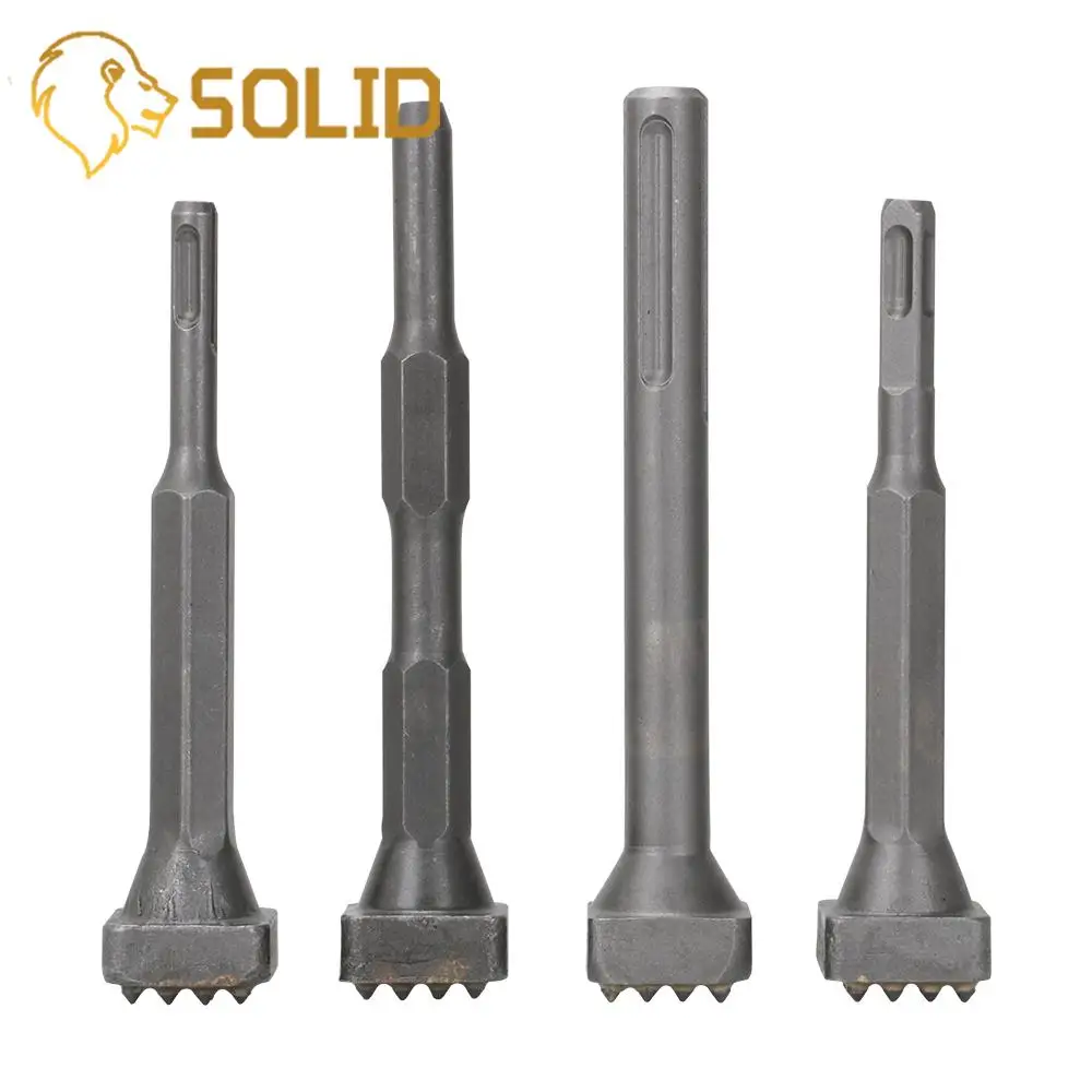 Electric Demolition Hammer Chisel Bit Stone Slab Concrete Viaduct Wall ...