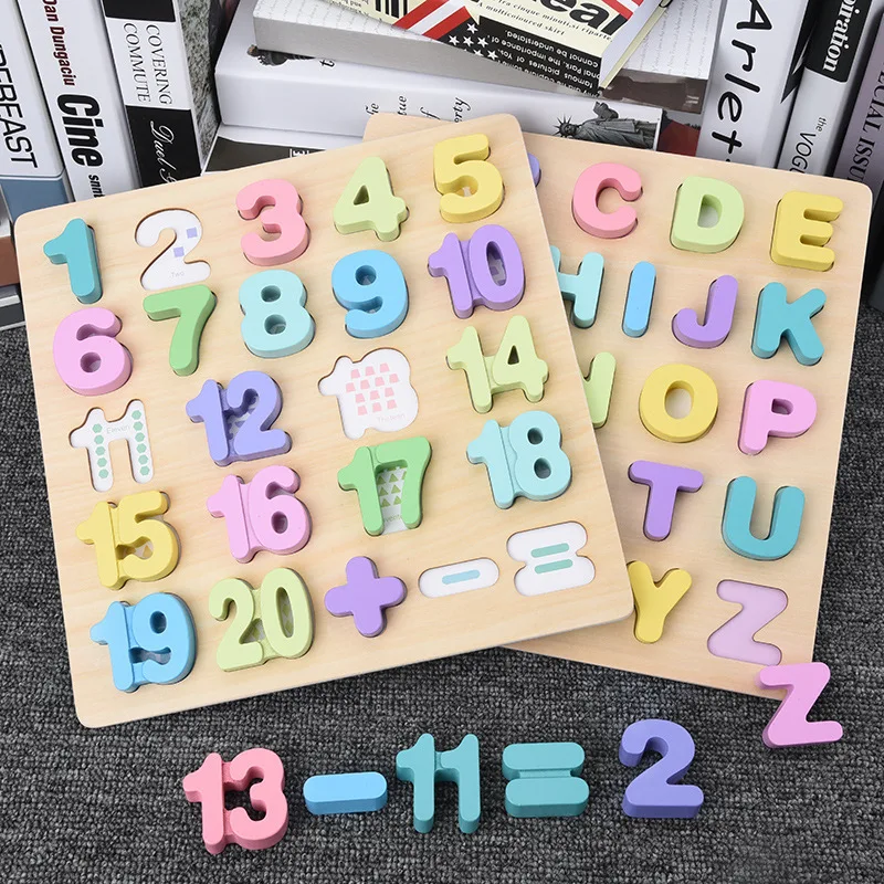 ABC-puzzle-numbers-wooden-early-education-educational-toy-3D-jigsaw ...