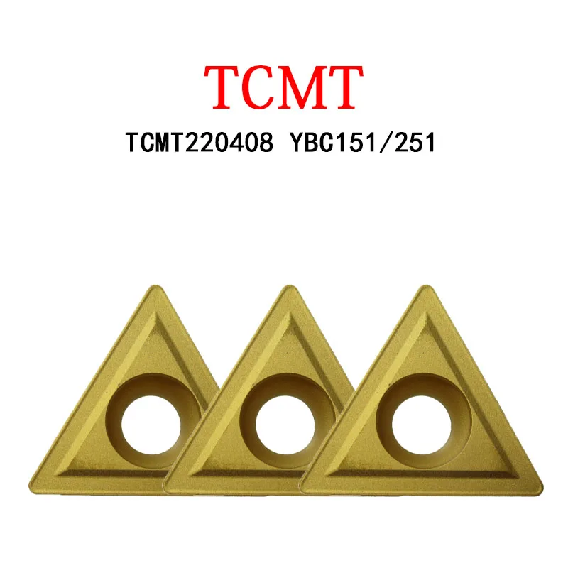 Tcmt22 220408 Ybc151 Ybc251 Processing Steel Tcmt Carbide Inserts Cnc ...