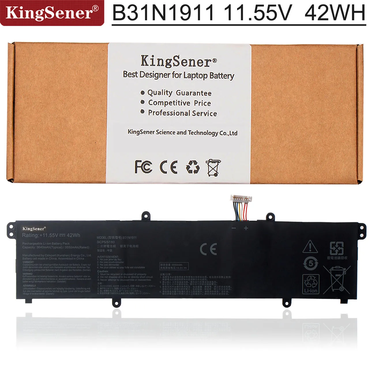 Kingsener B31n1911 Battery For Asus Vivobook Flip 14 Tm420ia Tp470ea ...