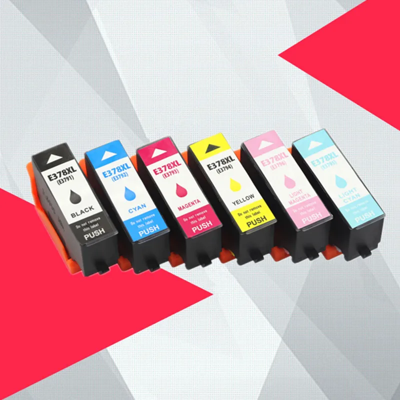 Cartuchos de tinta para impresora Epson T378XL, recambio de tinta ...
