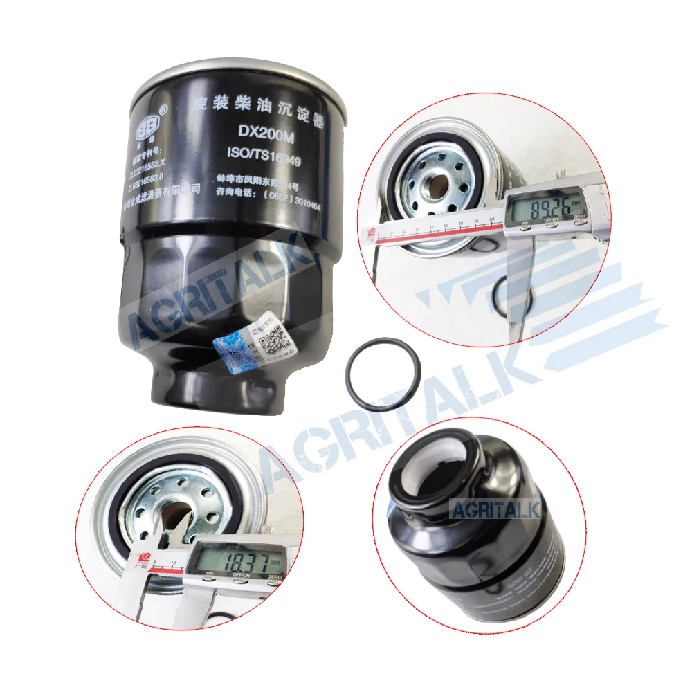 Spin-on fuel filter DX200M for fork lift Hangzhou,Heli, Longgong ...