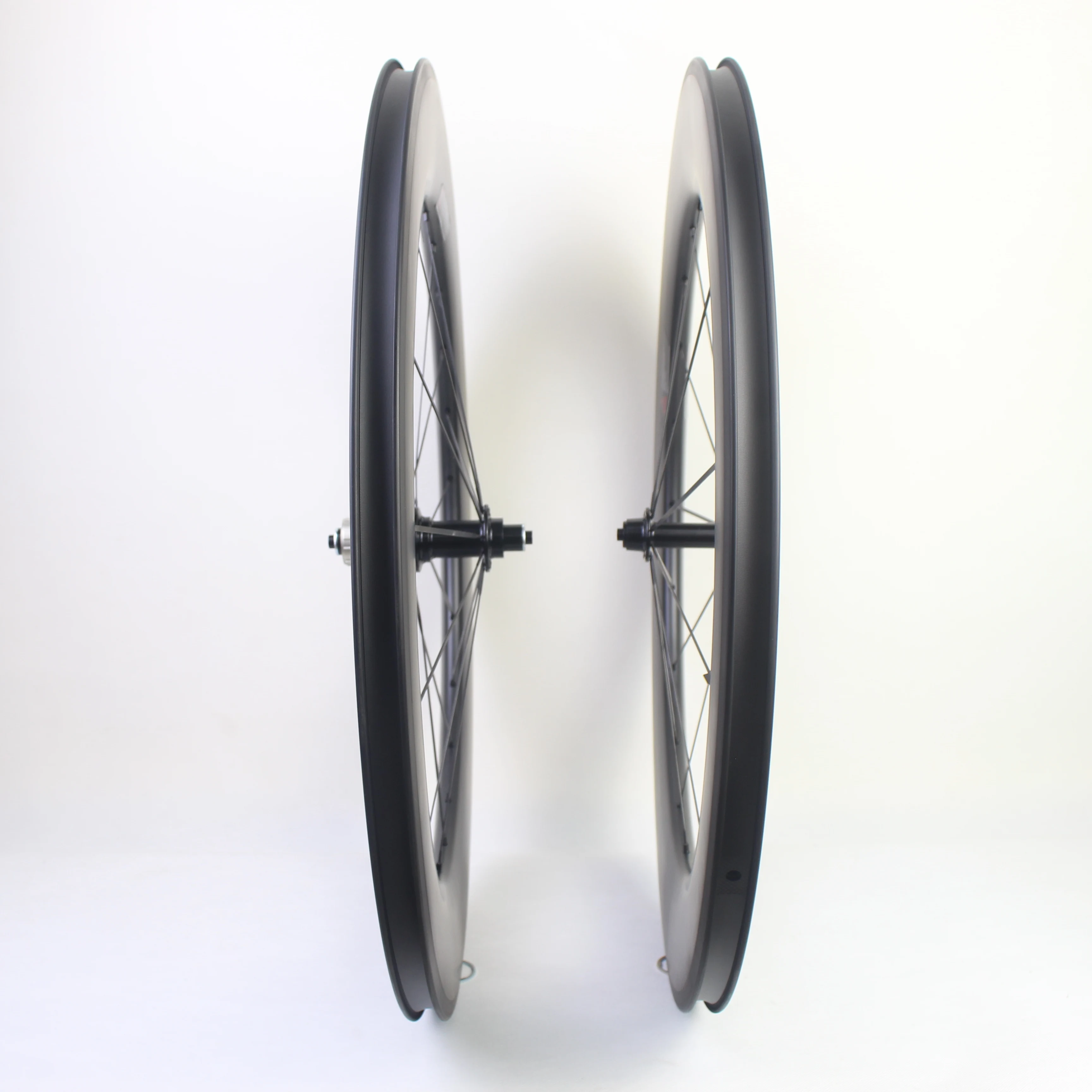 88mm carbon road wheels 25mm width clincher with Novatec 271/Powerway ...