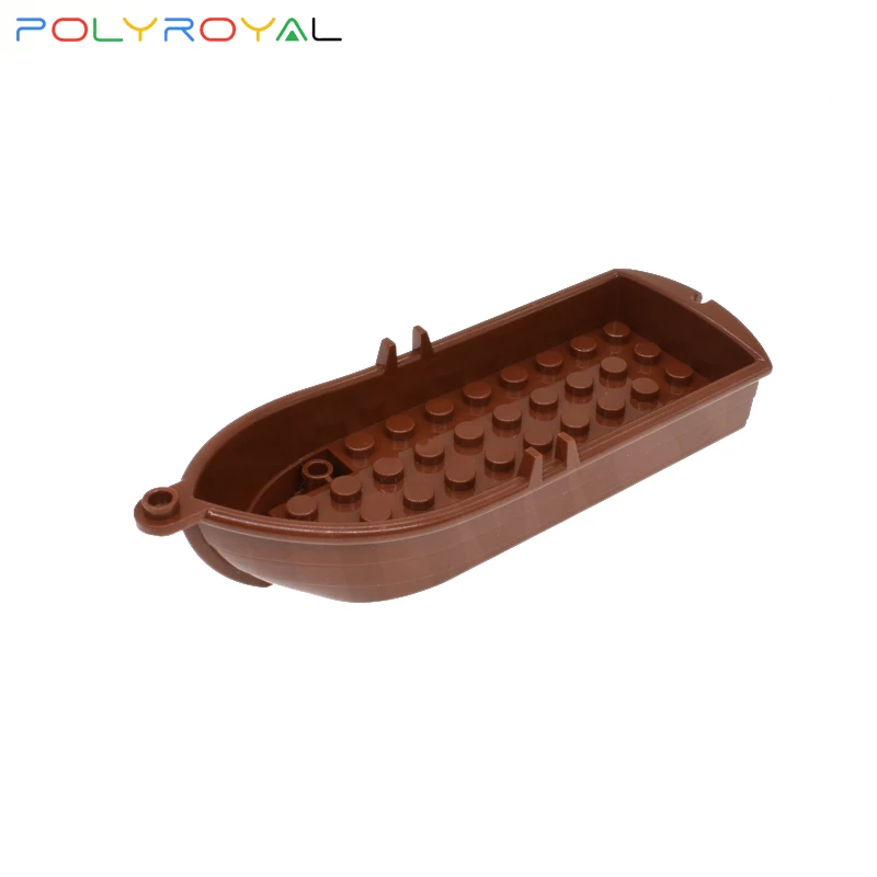 Building Blocks Technology parts Hand rowing wooden boat 5x14x2 1/3 MOC ...