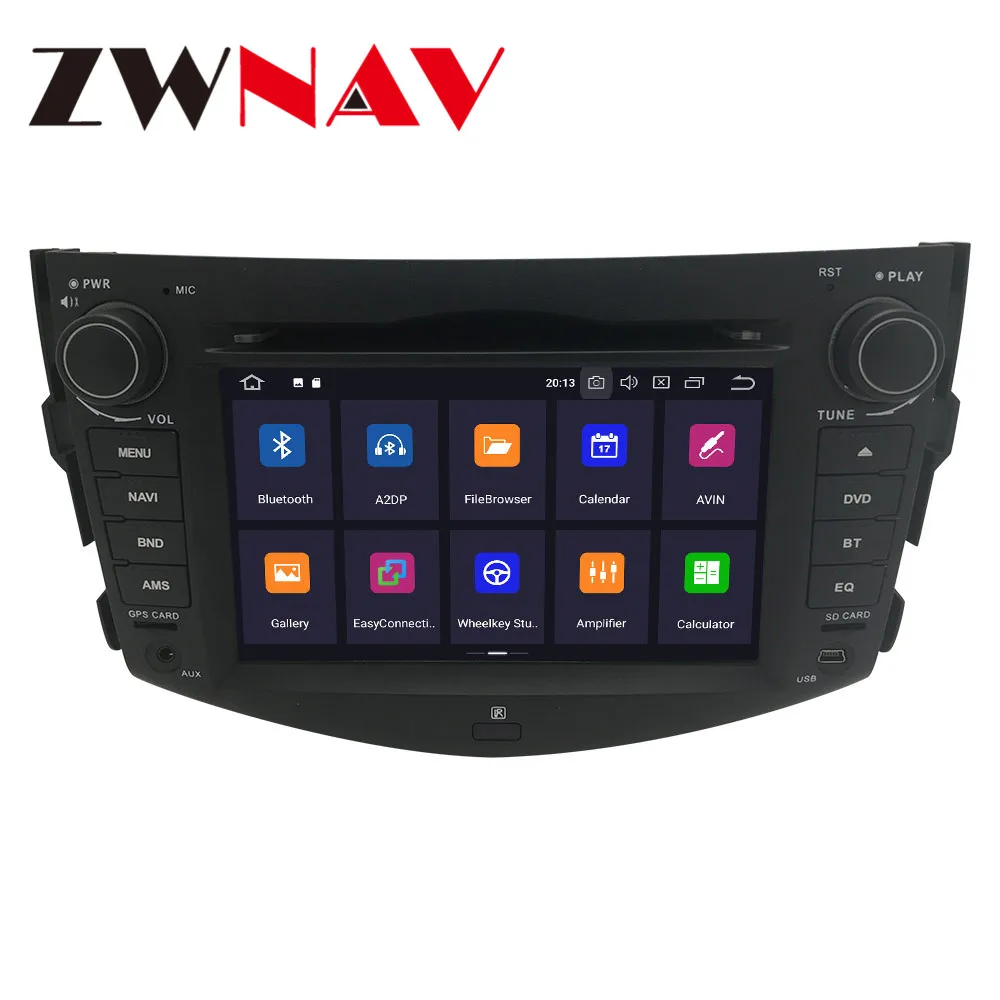 Android 10 PX6 4+64G With DSP Carplay IPS Screen For Toyota RAV4 2006 ...