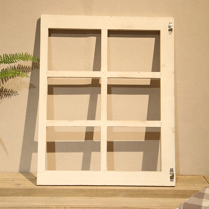 White Wooden Window Frame