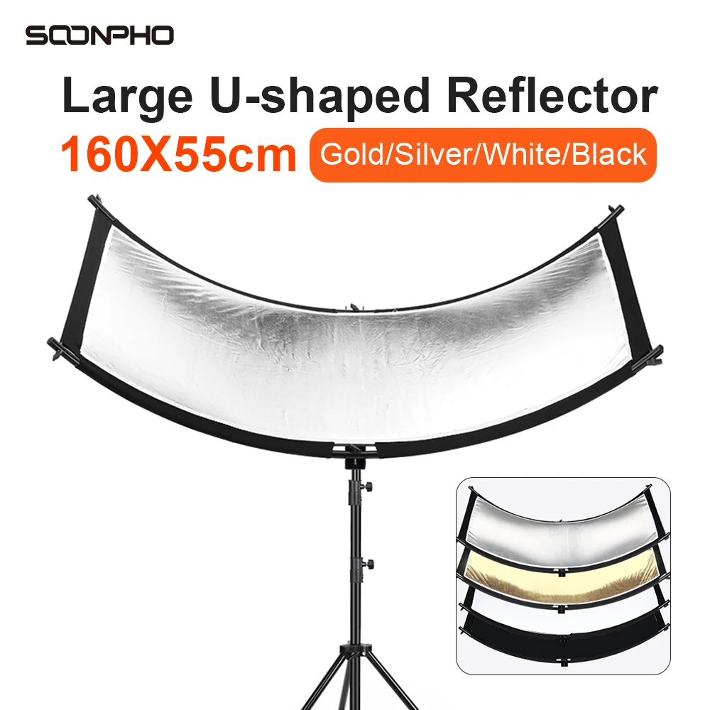 U-type 160*55cm 4 In 1 Reflector Collapsible Photography Light ...