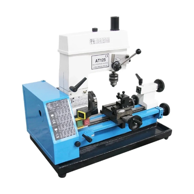 AT125 micro lathe multi-function car drilling and milling, one machine ...