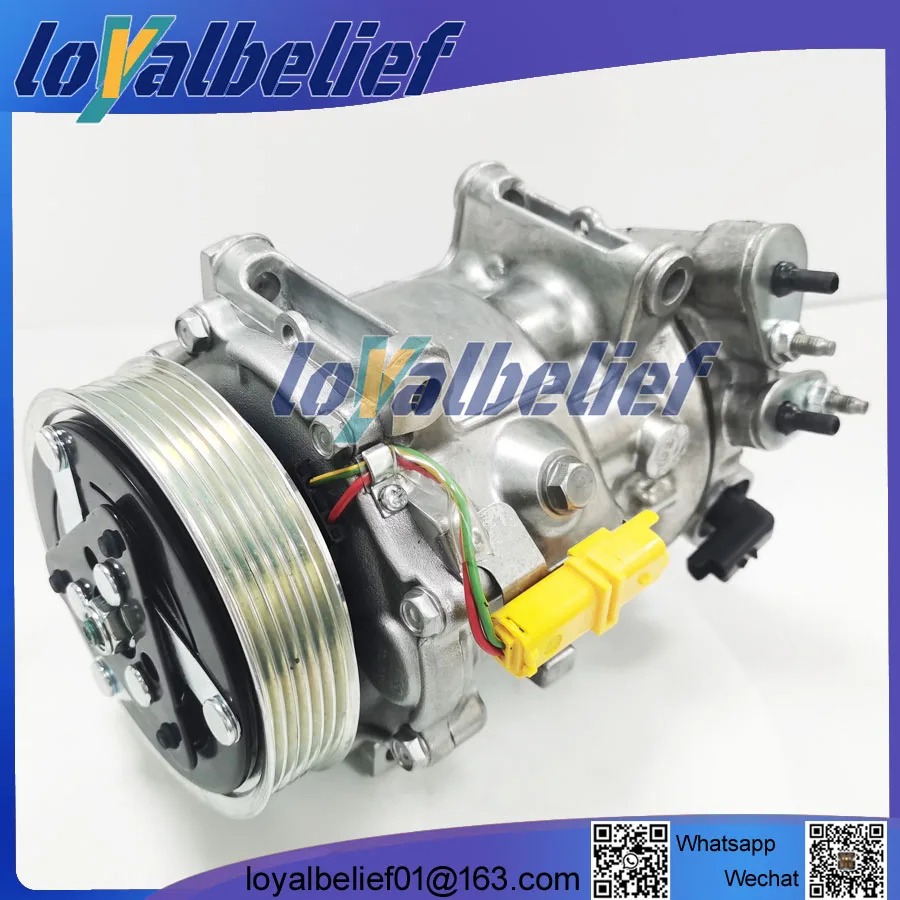 SD7C16-AC-A-C-Compressor-For-PEUGEOT-407-607-CITROEN-C5-9671820480 ...
