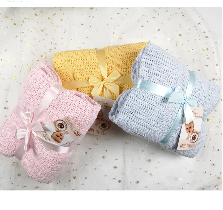 AAG Cotton Baby Blankets Newborn Wrap Swaddle Diaper Cocoon Baby Bath ...