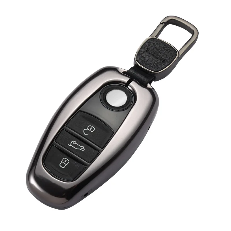 Deluxe-Aluminum-Alloy-Car-Key-Case-Shell-with-Belt-Stylish-Top-Grade ...