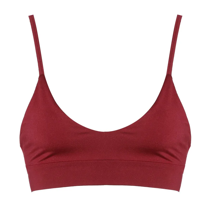 Yoga Sports Bra Comfortable Women Stretch Bras Crop Vest Sleep Bra ...