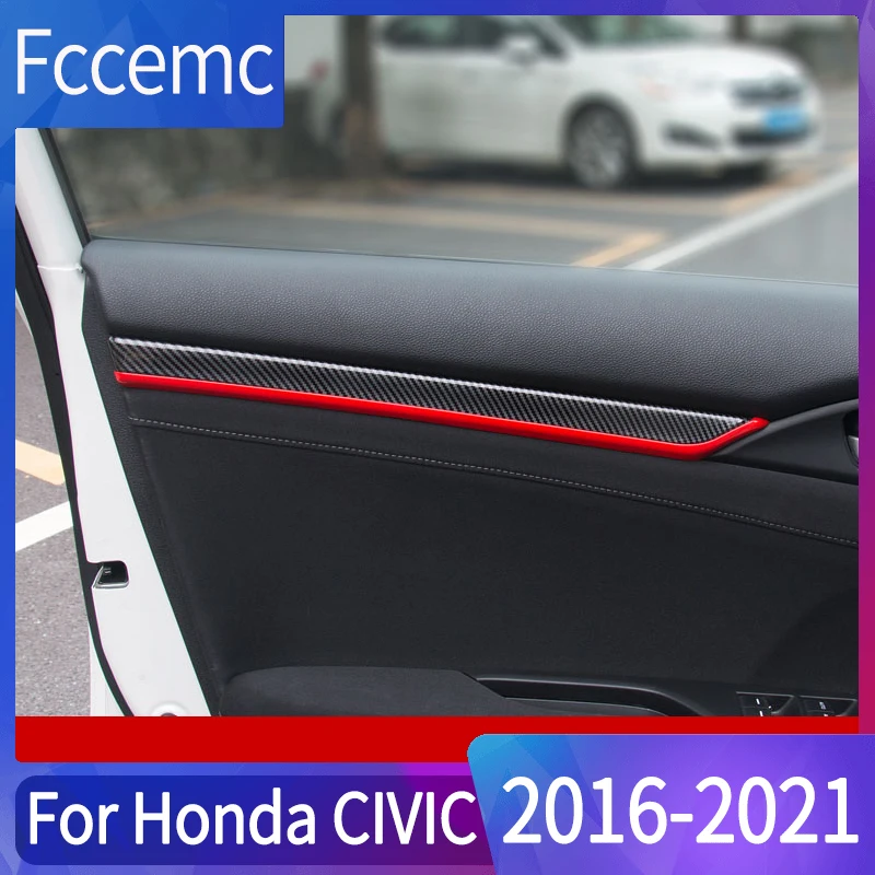 Car Interior Door Panel Decoration Stickers Automobile Door Stickers ...