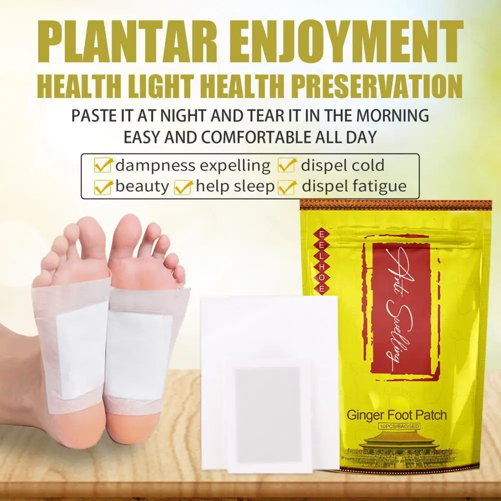 10pcs Foot Plaster Healthy Compact Improve Sleep Quality Anti Swelling ...