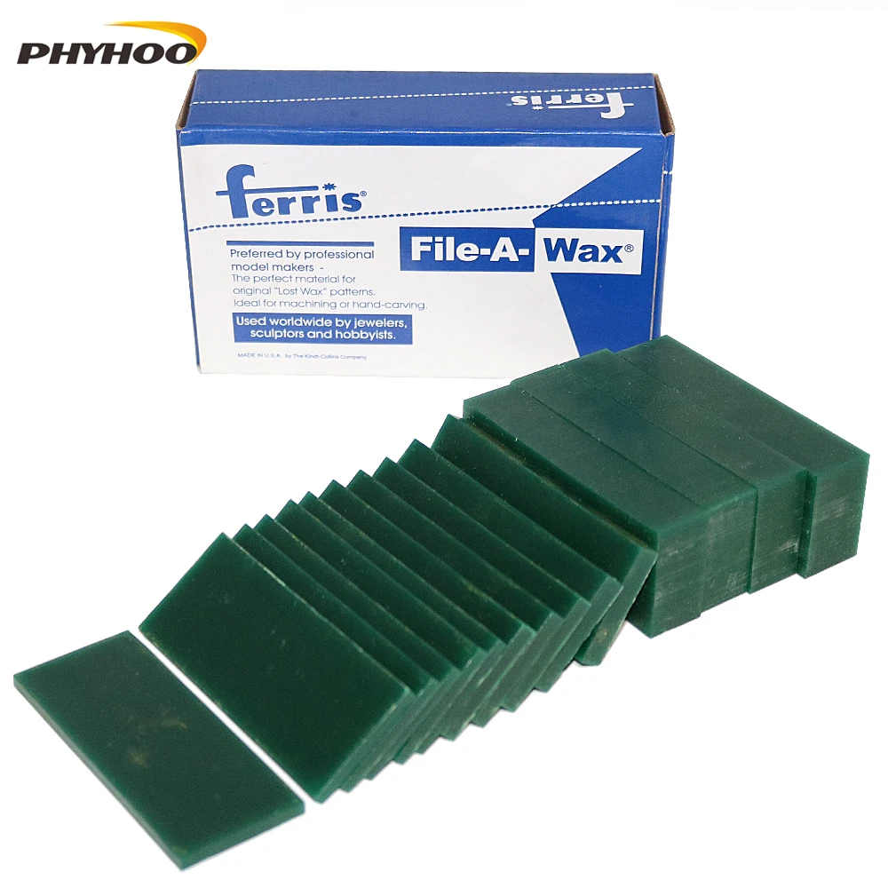Jewelry Carving Wax Block, Dark Green, Hard, 1 Pound, Sliced Casting ...