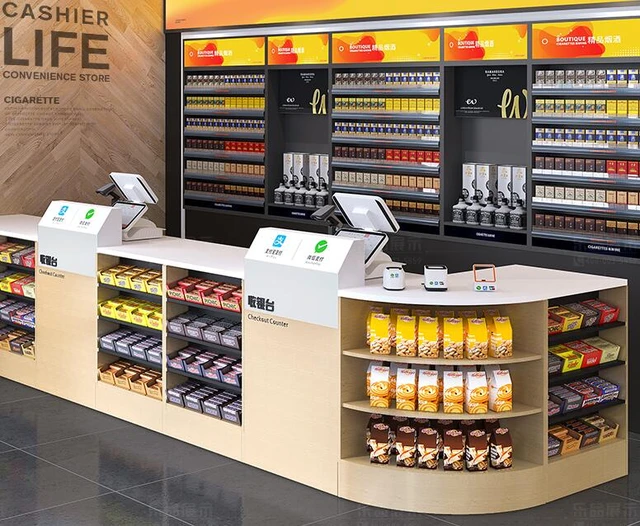 Showroom Cash Counter Design
