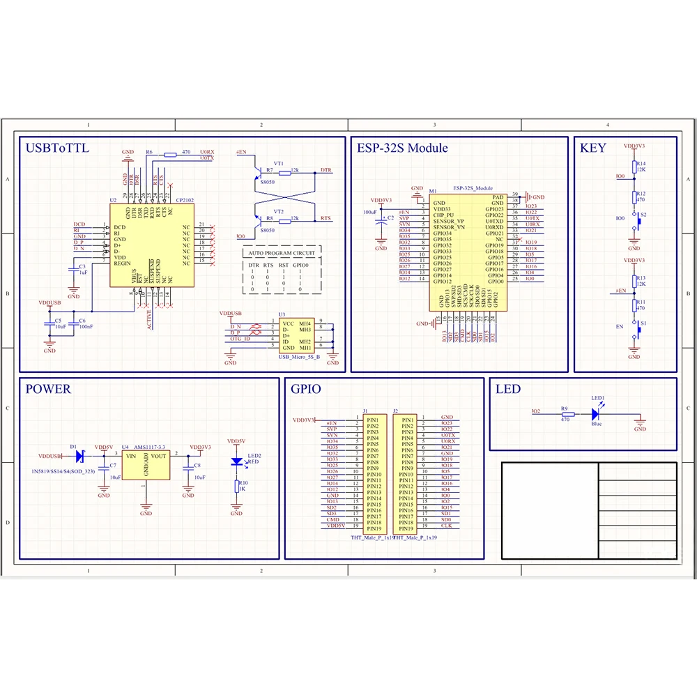 Schematic ESP32 Development Board V2 PDF, 40% OFF