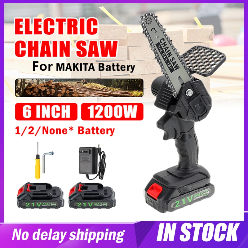 1200W-Wood-Cutter-4-6-inch-Mini-Electric-Chainsaw-Logging-Power-Tool ...