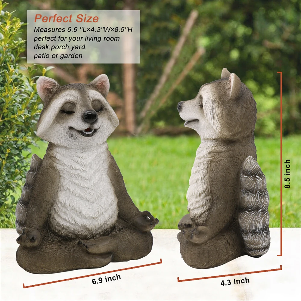Raccoon Sculpture