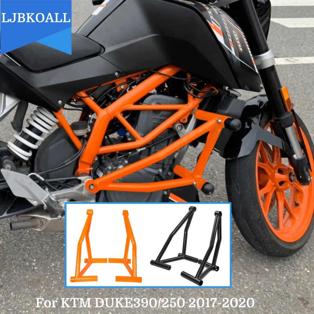 For-Duke-250-2018-2019-Motorcycle-Crash-Bar-Frame-Slider-Engine-Guard ...
