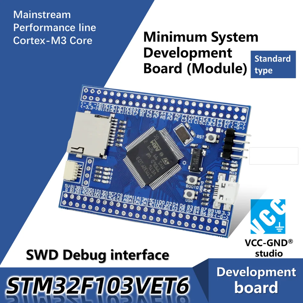 STM32F103VET6 STM32F103VE 코어 보드 dev 보드 데모 cortex M3 최소 시스템 개발 보드 모듈 ST STM32 표준 유형|데모 보드 ...