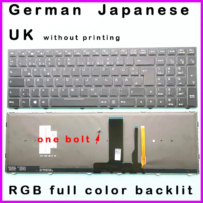 RGB-full-color-backlit-keyboard-For-Clevo-P950EP6-P955EP6-P950ER-P955ER ...