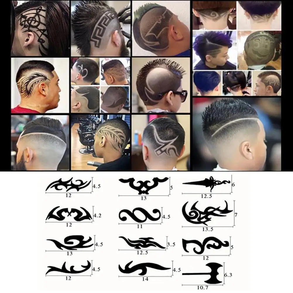 Hair Cut Stencils