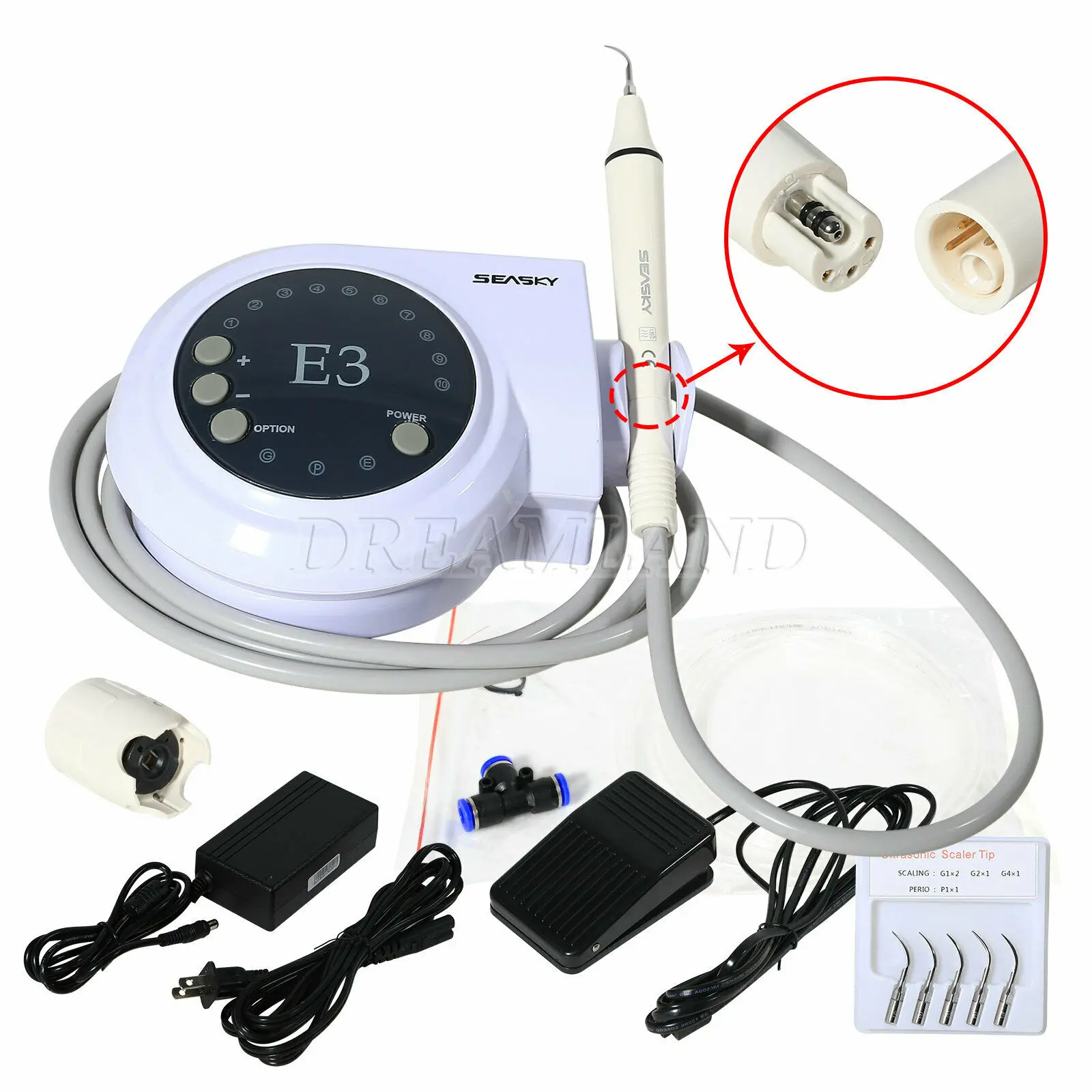 Dental-Ultrasonic-Scaler-With-EMS-Scaling-Handpiece-Tips-fit-Cavitron ...
