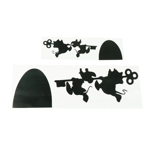 Cinderella Mice Silhouettes
