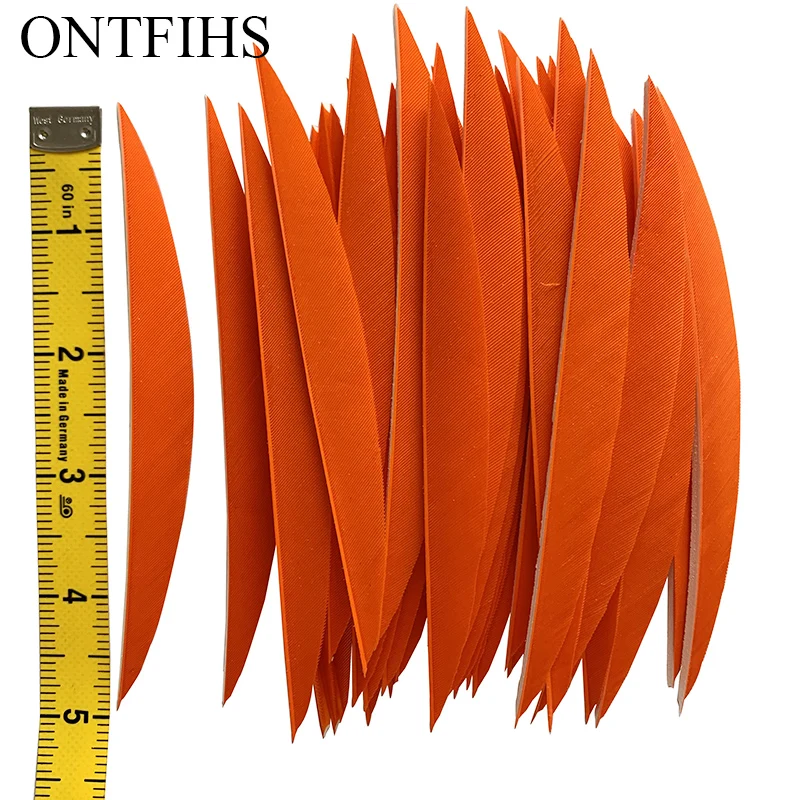 50Pcs-5Inch-Archery-Fletching-Arrow-Feathers-5-Turkey-Feather-Fletching ...