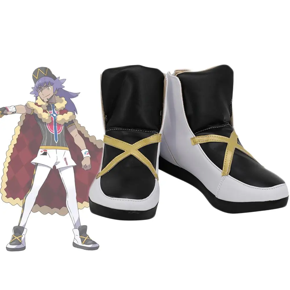 Pokemon Shield Leon Dande Cosplay Boots Shoes - AllCosplay.com