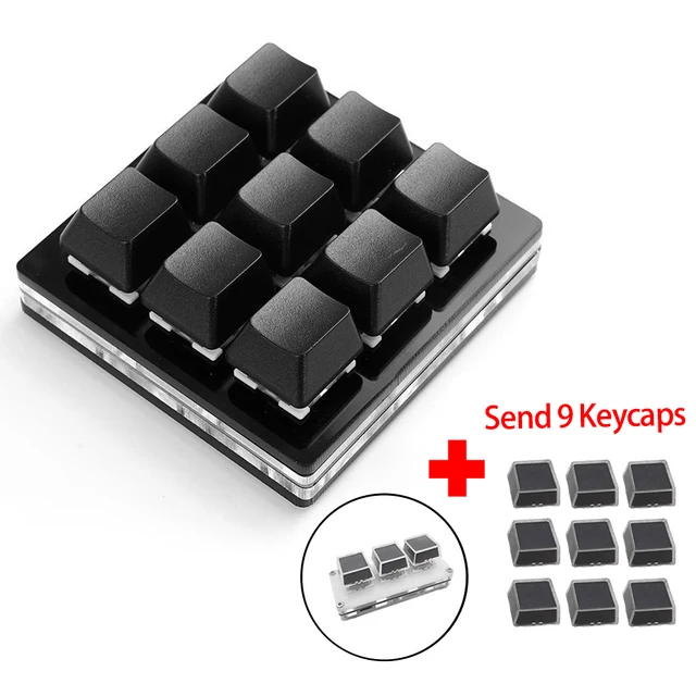 2/3/4/6/7/8/9/16 Keys Black Mini Keypad Numpad Mechanical Keyboard OSU ...