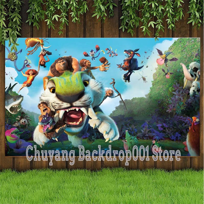 The Croods Birthday Invitations