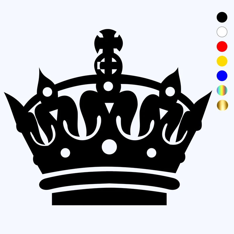 Ck20091# Various Sizes Vinyl Decal Crown Car Sticker Car Styling Decor ...