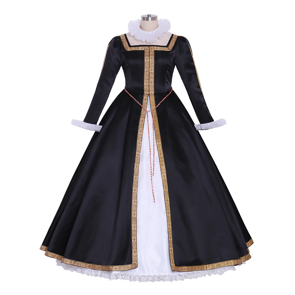 Cosplaydiy Medieval Tudor Elizabeth Queen Cosplay Costume Dress ...