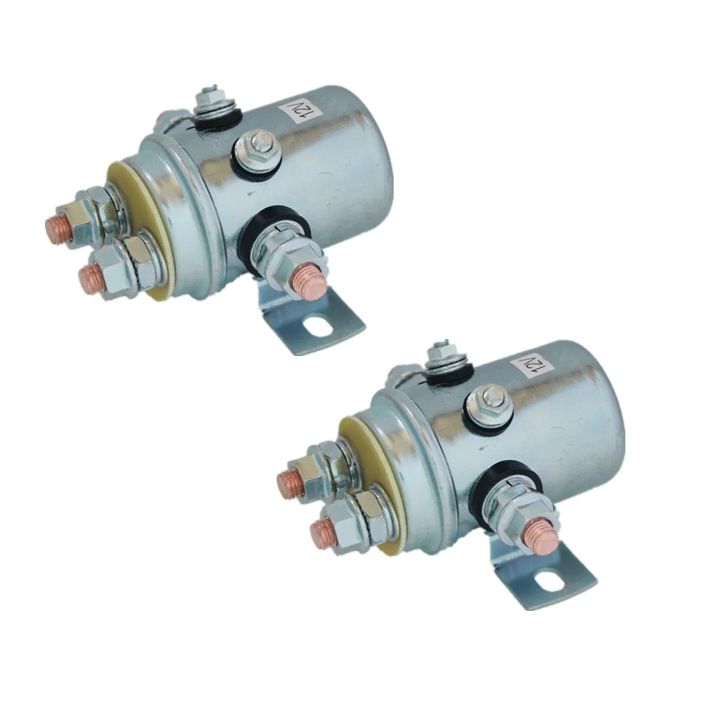 2 Pcs 12 Volt 6 Terminal Heavy Duty Solenoid Relay Switch For ...