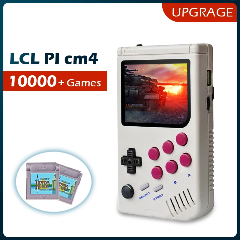 Lcl Pi Boy Cm4 Retro Game Console For Game Boy Portable Handheld Game ...
