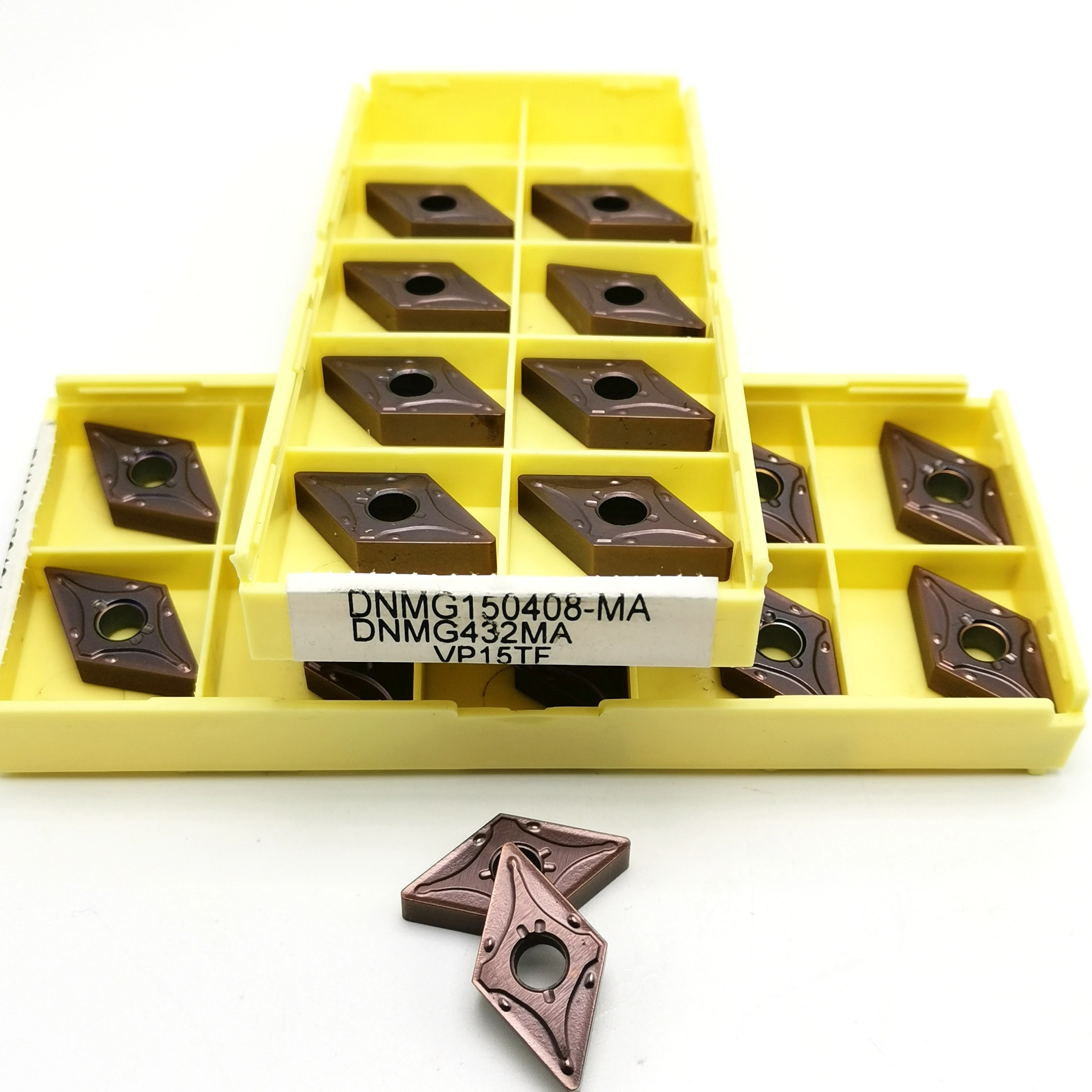 10pcs Carbide Insert Dnmg150404 Dnmg150408 Ma Vp15tf Ue6020 Us735 High Quality Cnc Lathe Tool ...
