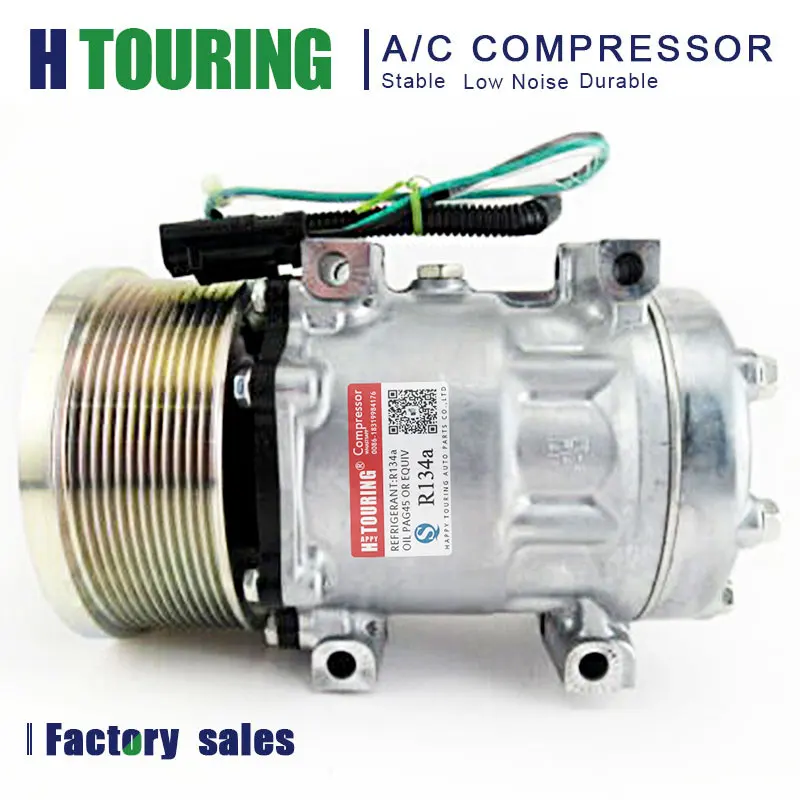 SD7H15 6095 3729295 372 9295 7H15 AC kompresör araba için Caterpillar ...