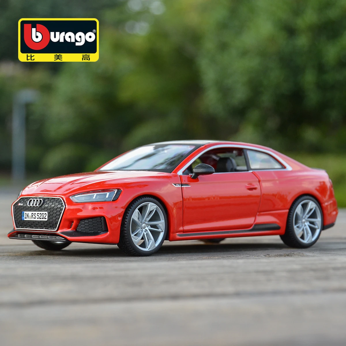 Bburago 1:24 Audi RS5 Coupe Red Sports Car Static Die Cast Vehicles ...
