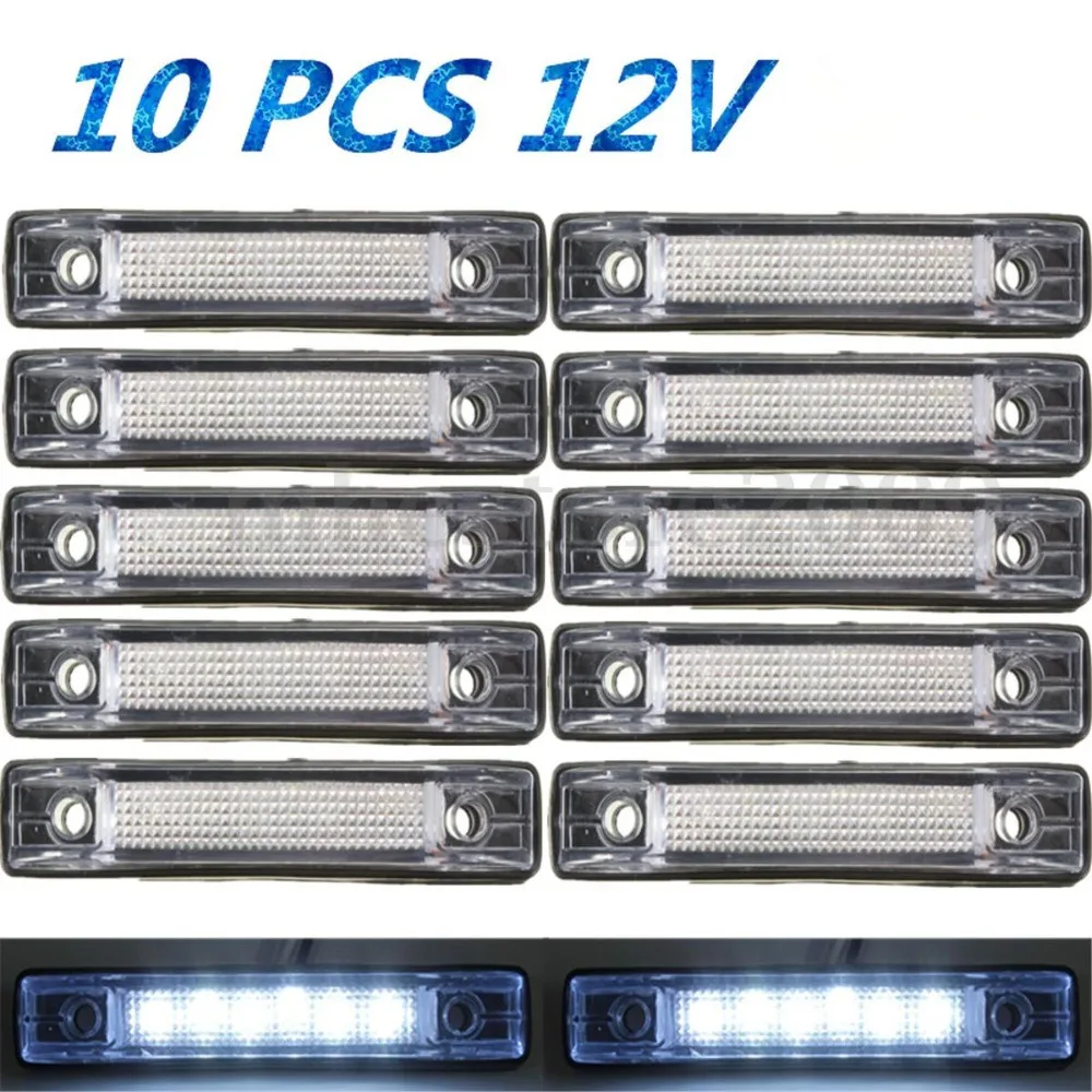 10x-6-LED-Clearance-Lamp-Side-Marker-Light-Indicator-Lamp-Truck-Trailer ...