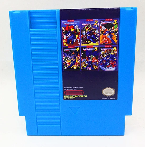 MegaMan1 6 RockMan1 6 73in1 NTSC&PAL Games, English&Japanese 72 Pins ...