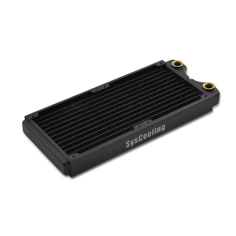 Syscooling Pt 240 Copper Heat Radiator Black Color 240 Mm Water Cooling ...