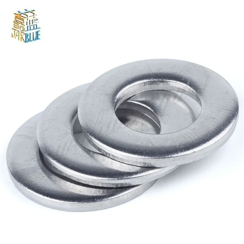 20-50Pcs M2.5 M3 M3.5 M4 M5 M6 M8 DIN9021 GB96 304/A2-70 Stainless Steel Large Size Flat Washer ...