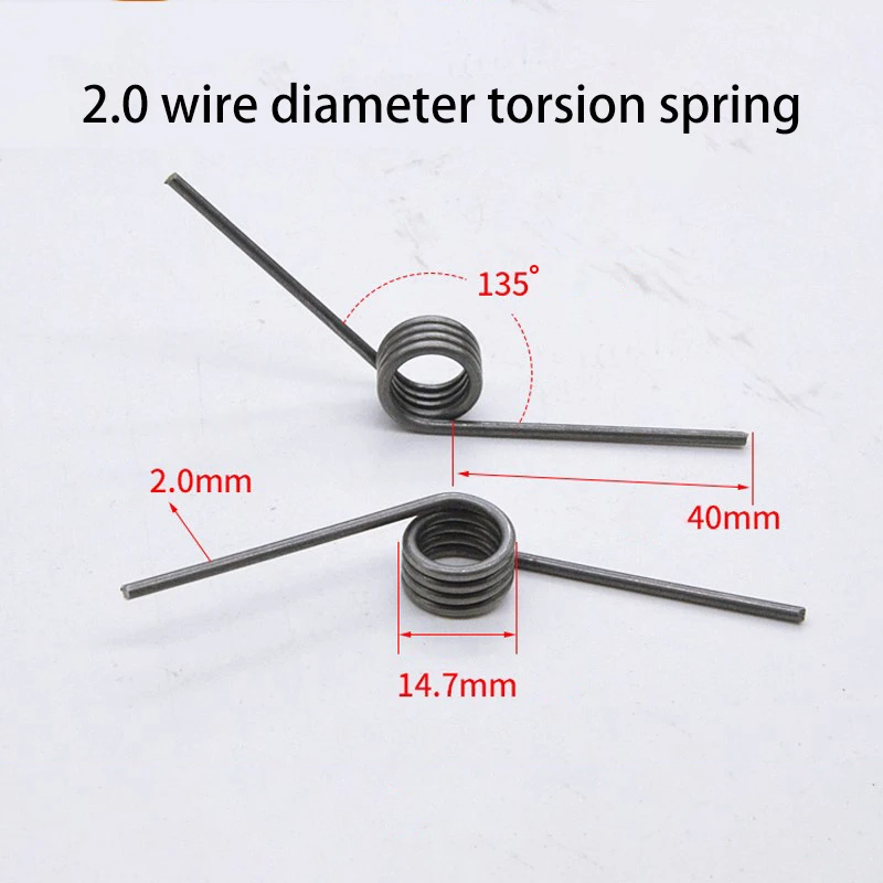 Torsion Spring Steel High Strength V-shaped Wire Diameter 2.0mm Outer ...
