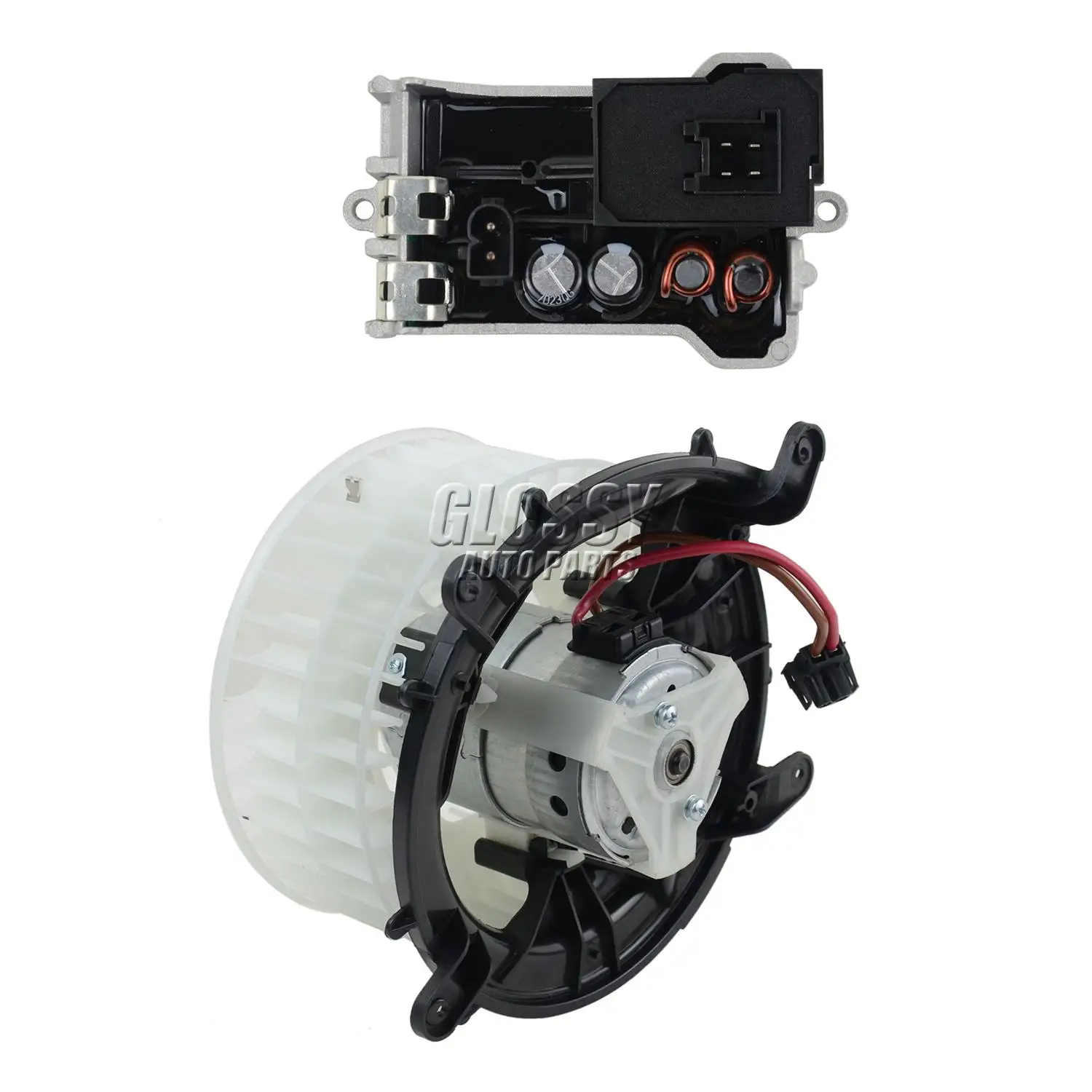Ap02 A/c Blower Motor+regulator Resistor For Mercedes-benz S-class W220 ...