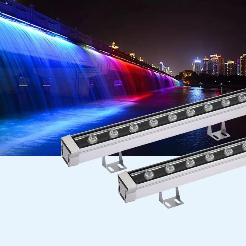 7w 9w 12w 18w 24w LED Wall Washer Light Linear Bar Outdoor Washer Wall ...