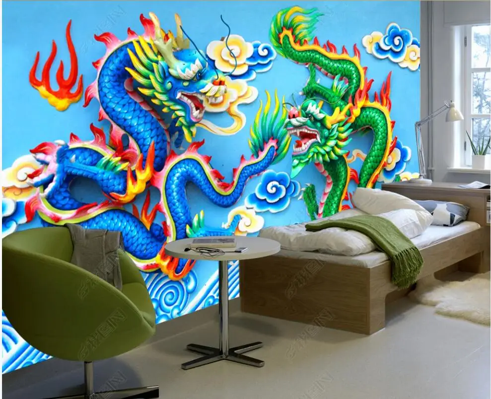 Ancient Chinese Dragon Art Wallpaper