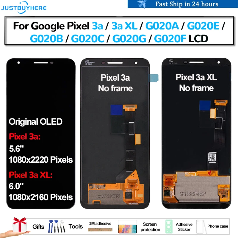 Oled original para google pixel 3a xl g020a g020e g020b g020c g020g pantalla display lcd painel ...