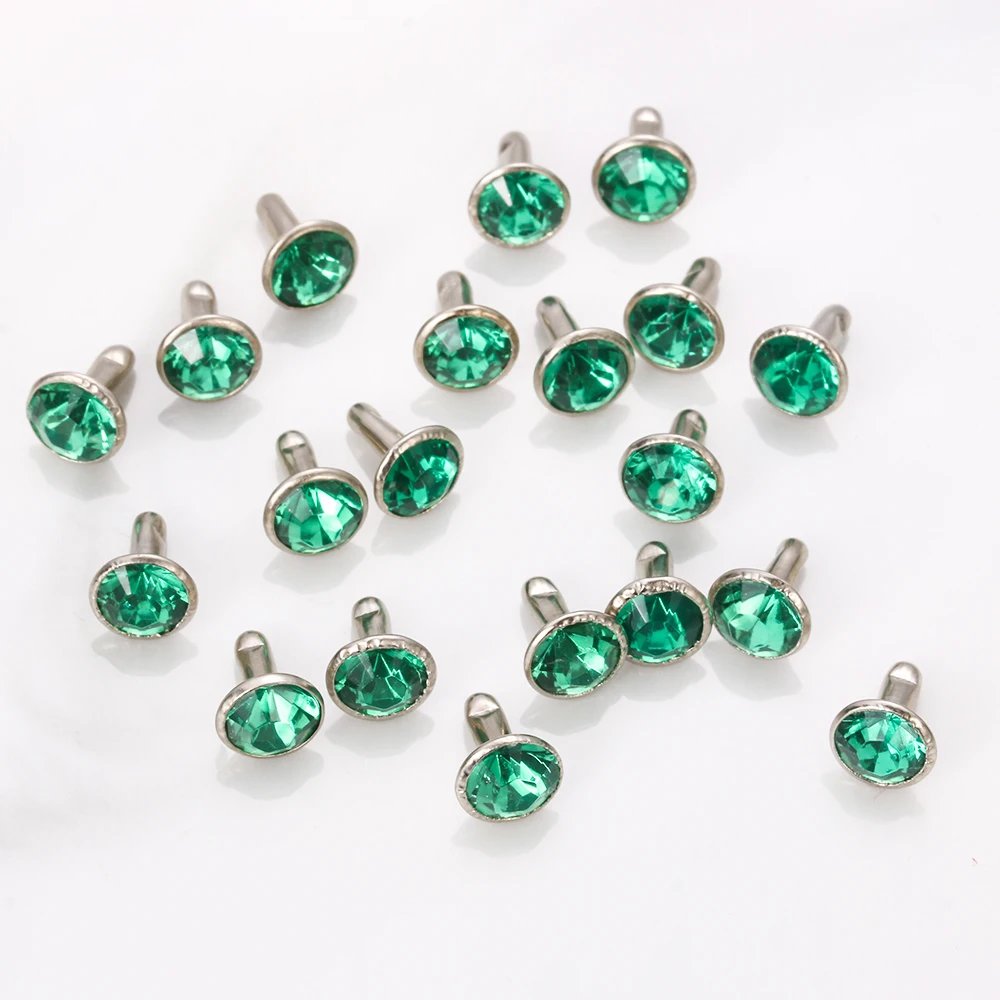 RIVET,Bleu--Perceuse à ongles, 20 ensembles (40 pièces) de Rivets à ...